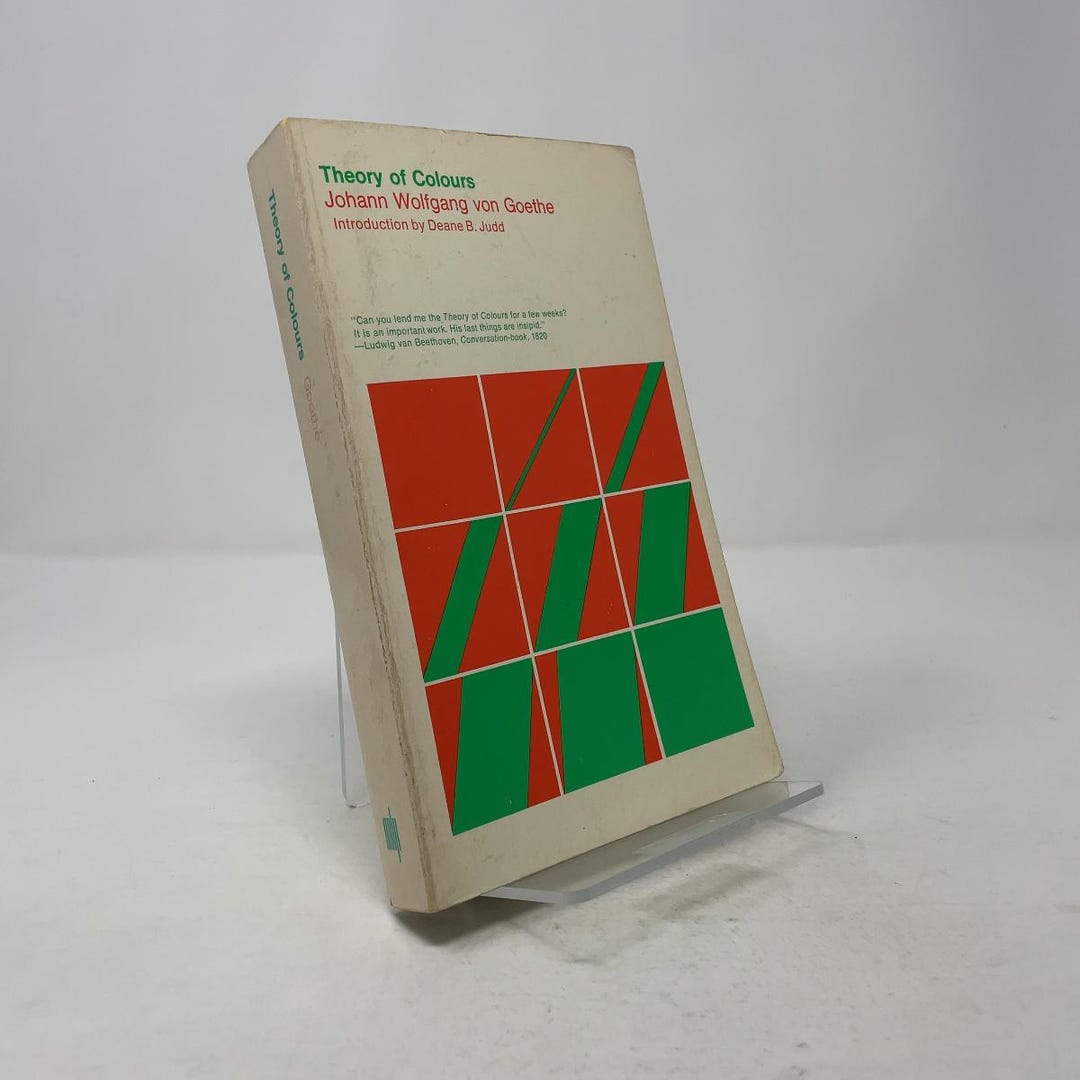 Theory of Colours by Johann Wolfgang Von Goethe PB First Thus Paperback ...