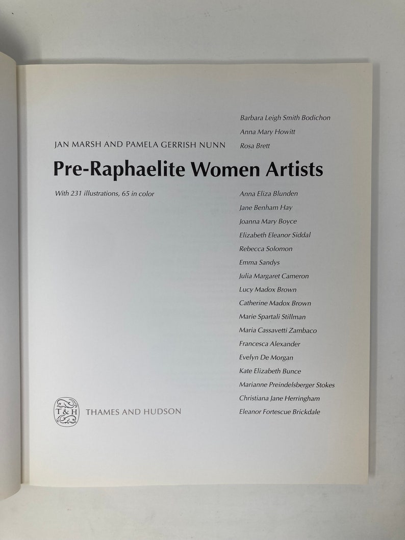 Pre-raphaelite Women Artists by Jan Marsh and Pamela Gerrish Nunn PB ...