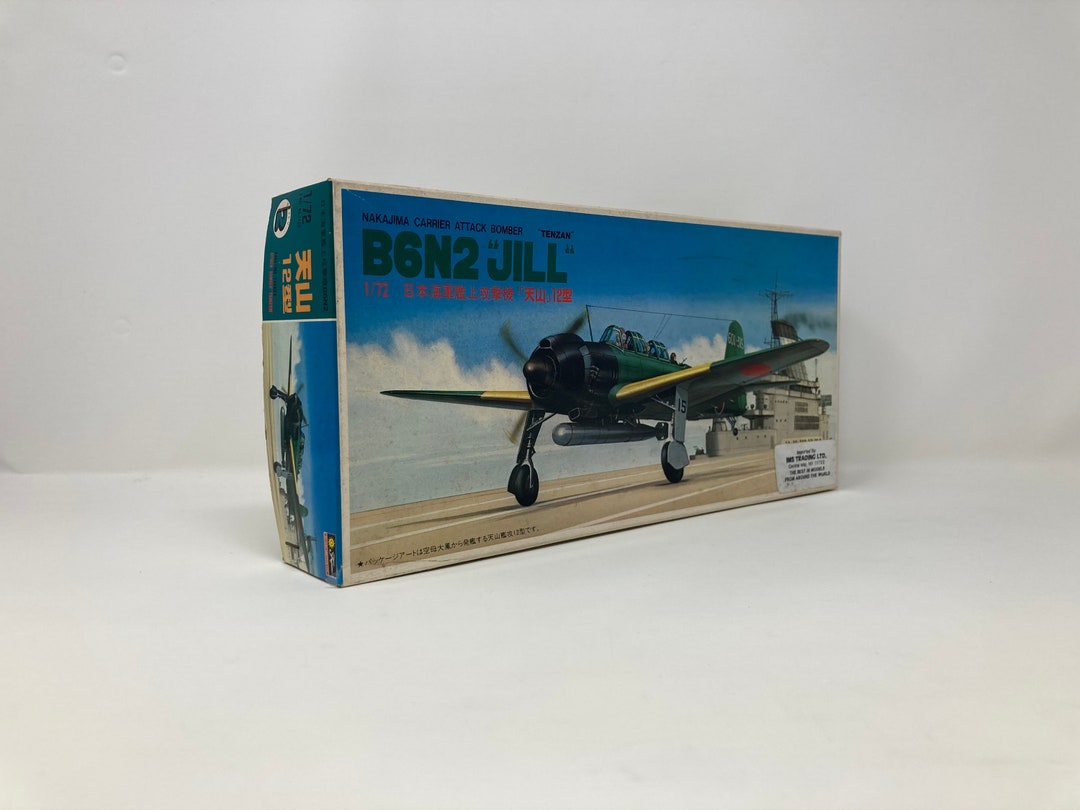Fujimi Nakajima Carrier Attack Bomber tenzan B6N2 jill 1/72 Scale Model ...
