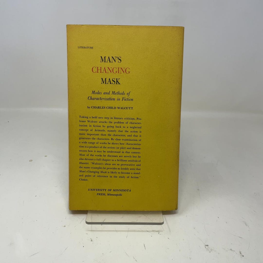 Man's Changing Mask by Charles Child Walcutt PB First Thus Paperback ...
