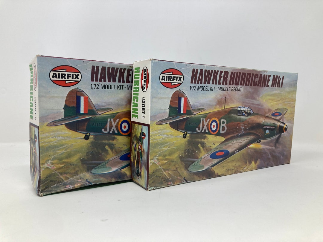 Set of 2 Airfix Hawker Hurricane Mk1 1/72 Scale Model Kits New in Boxes ...