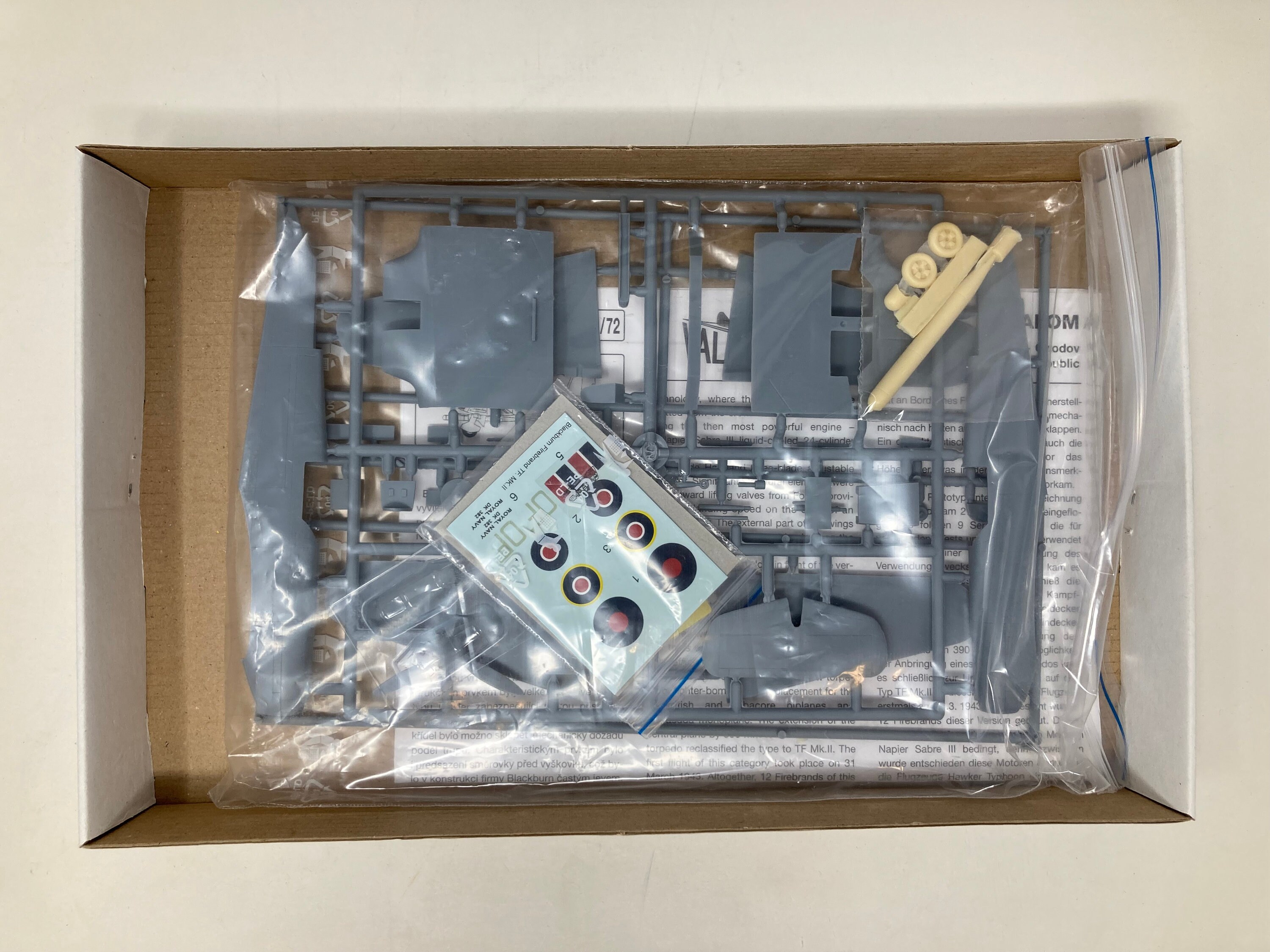 Valom Blackburn Firebrand TF. Mk.ii 1/72 Scale Model Kit New in Box ...