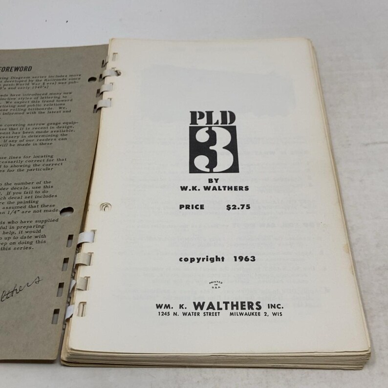 Railroad Prototype Lettering Diagrams 3 by W.K. Walthers PB First ...
