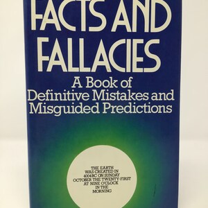 Facts and Fallacies by Chris Morgan HC Hardcover 1st First VG Very Good ...