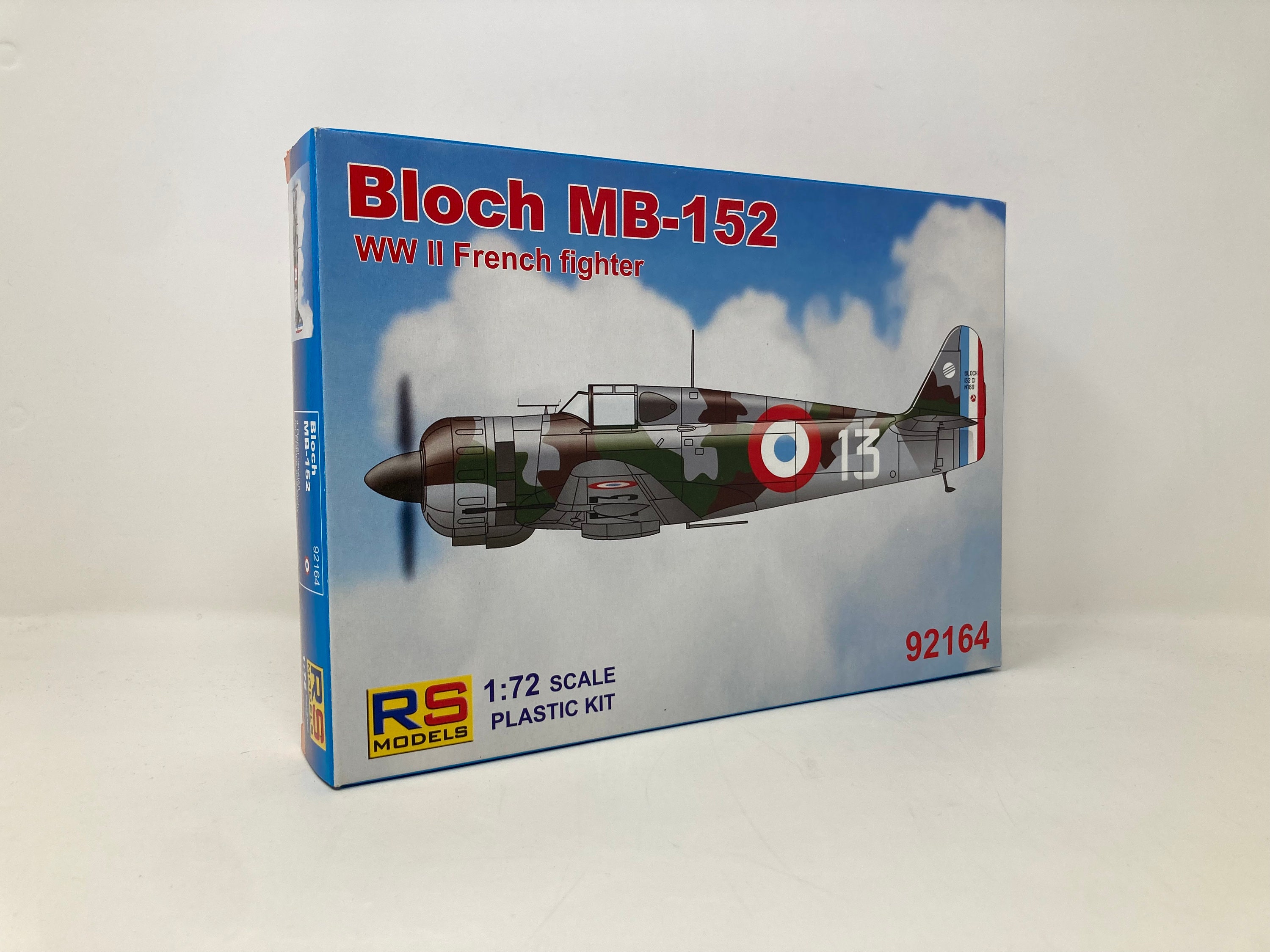 RS Models Bloch MB-152 WWII French Fighter 1/72 Scale Model Kit New in ...