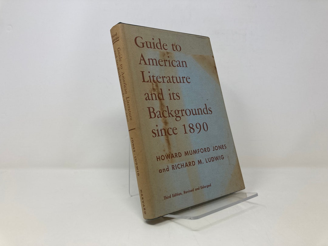 Guide to American Literature and Its Backgrounds Since 1890: Third ...