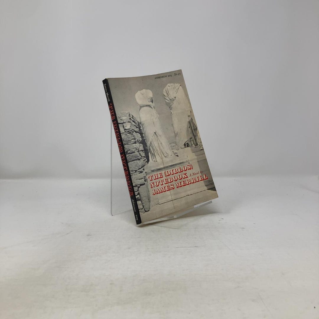 The (diblos) Notebook by James Merrill PB Unknown Very Good 1965 334372 ...