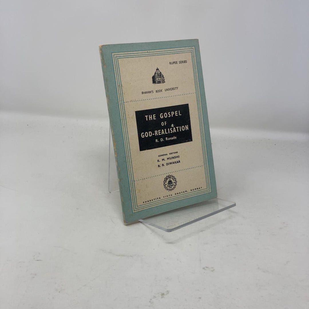 The Gospel of God-realisation by K. M. Munshi PB First Edition ...
