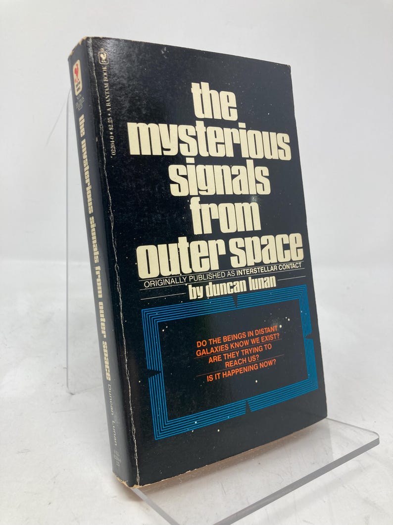 The Mysterious Signals From Outer Space by Duncan Lunan PB Paperback ...