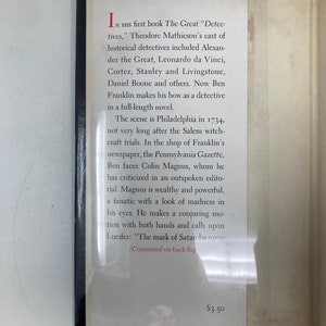 The Devil and Ben Franklin by Theodore Mathieson HC Hardcover 1st First ...