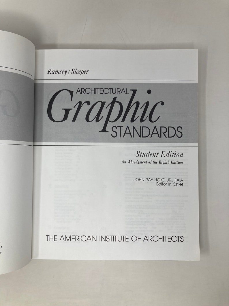 Estándares gráficos arquitectónicos por Charles George Ramsey - Etsy España