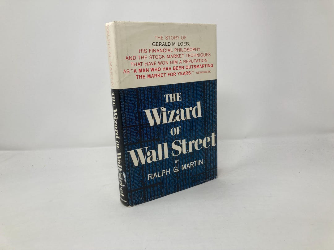 The Wizard of Wall Street by Ralph G. Martin HC Hardcover First 1st ...