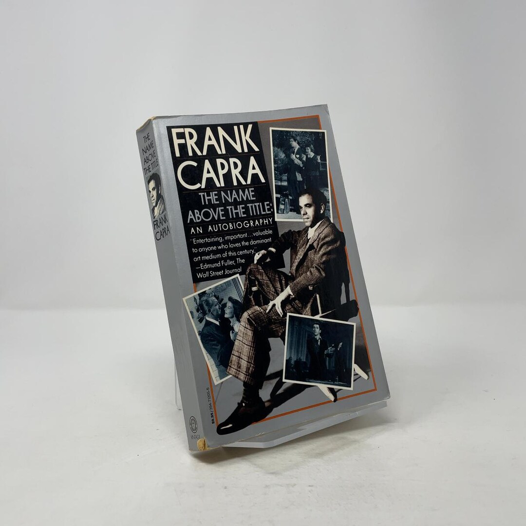 The Name Above the Title by Frank Capra PB First Thus Paperback Very ...