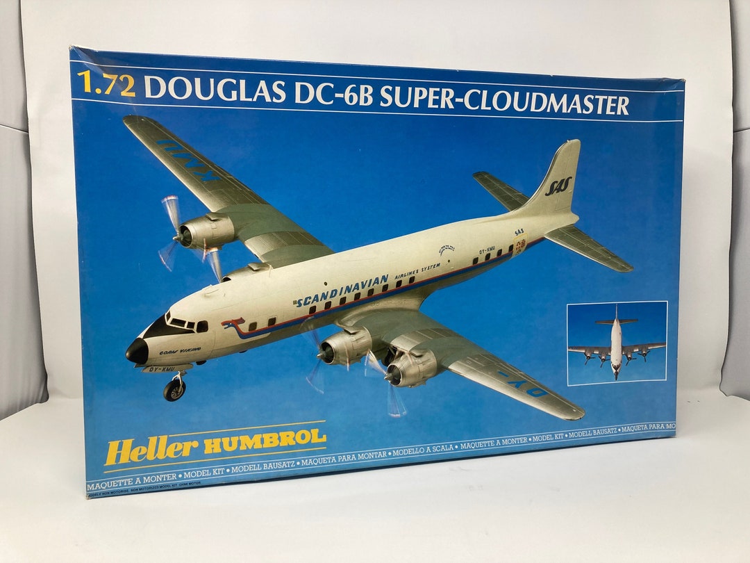 Heller Humbrol Douglas DC-6B Super-cloudmaster 1/72 Scale - Etsy