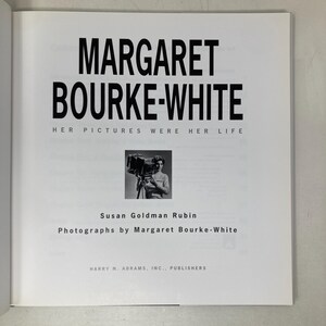Margaret Bourke White by Susan Goldman Rubin HC Hardcover 1st First LN ...