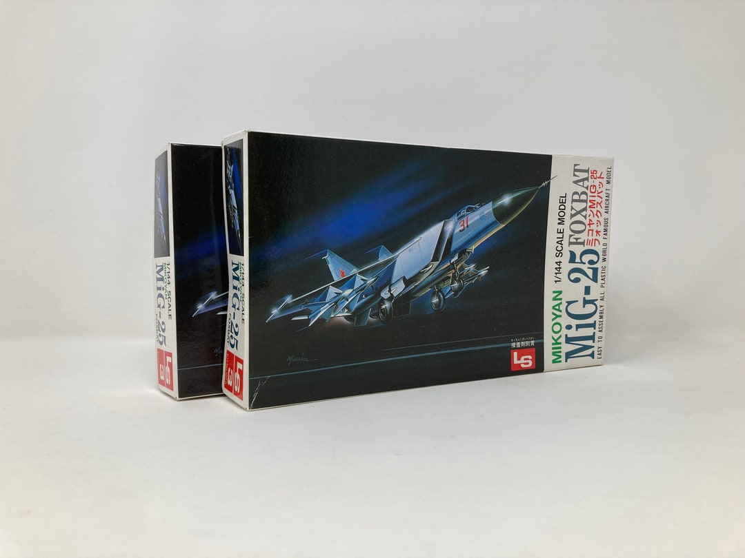 Set of 2 LS Mikoyan Mig-25 Foxbat 1/144 Scale Model Kits New in Boxes ...