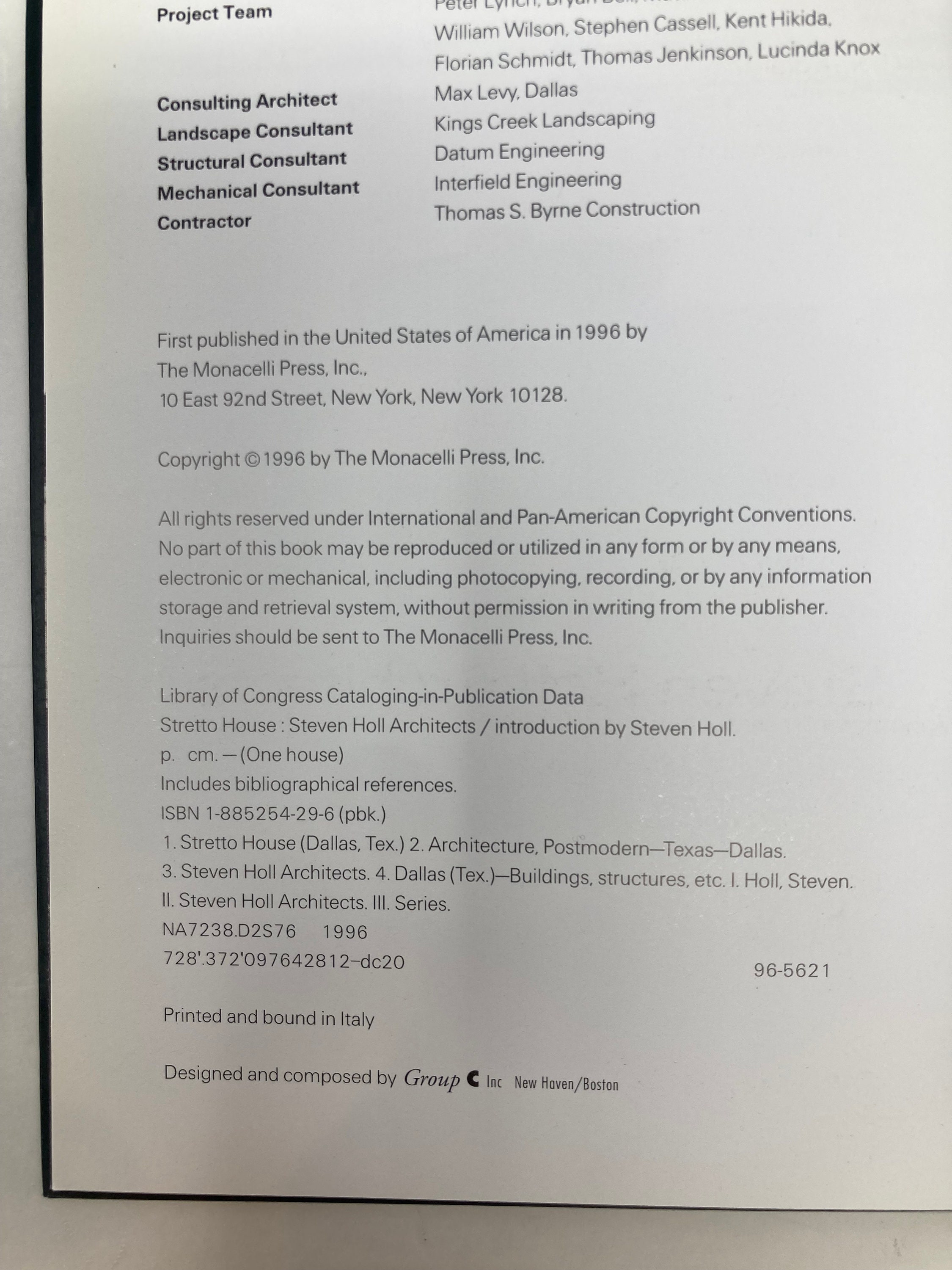 Stretto House: Steven Holl Architects by Steven Hull PB First - Etsy