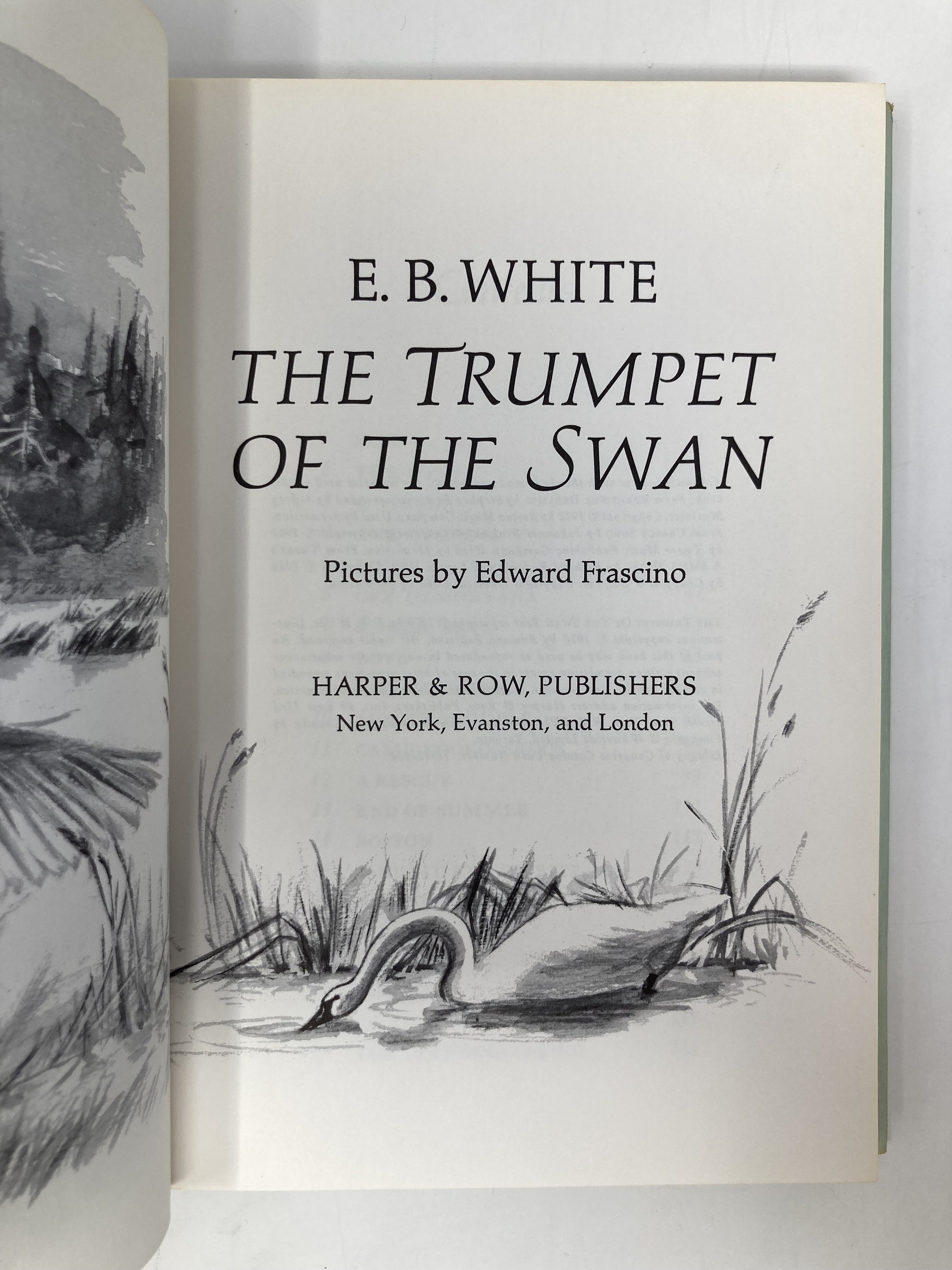 The Trumpet of the Swan by E.B. White HC 1st First Hardcover Like New ...