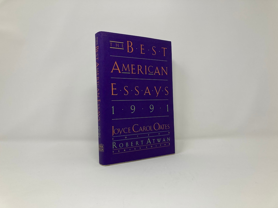 The Best American Essays 1991 by Joyce Carol Oates HC First - Etsy