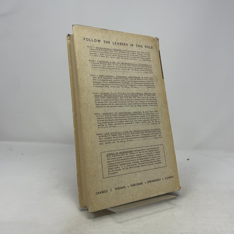Intracranial Aneurysms by Wallace B. Hamby HC First Edition Hardcover ...