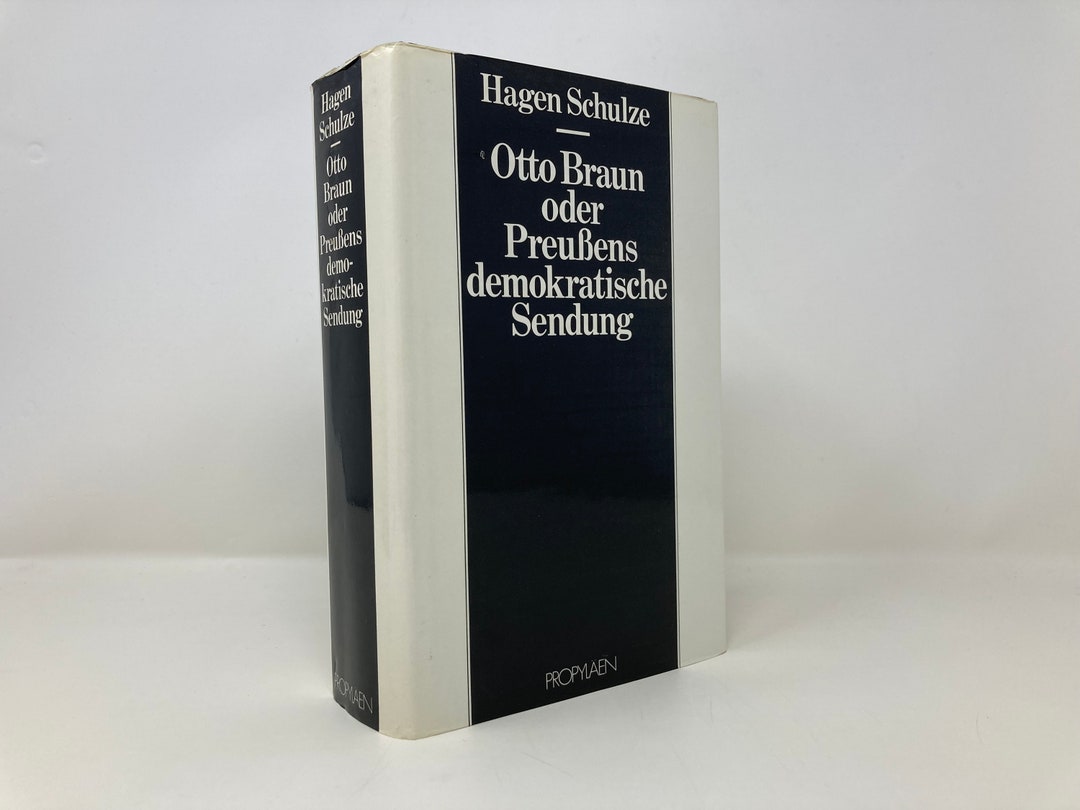 Otto Braun by Hagen Schulze HC Hardcover LN Like New 1977 147125 - Etsy