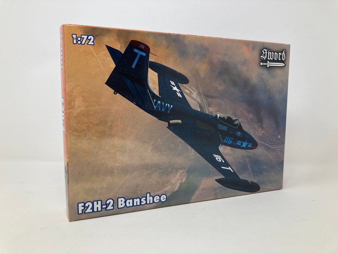 Sword F2H-2 Banshee 1/72 Scale Model Kit New in Box 144573 - Etsy