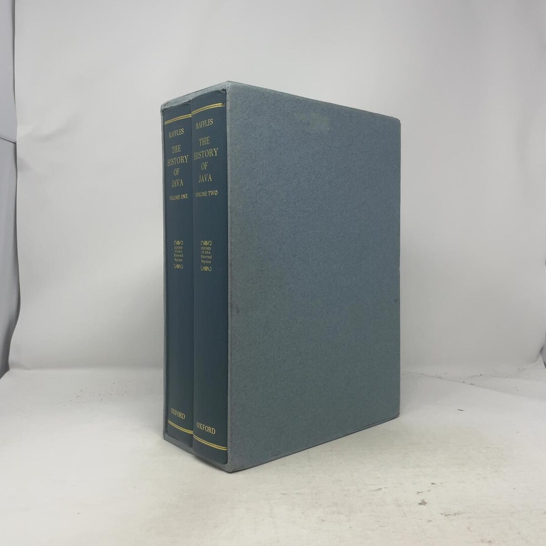 The History of Java (volumes One and Two) by Thomas Stamford Raffles HC ...