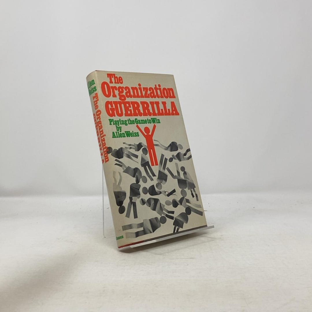 The Organization Guerrilla by Allen Weiss HC First Edition Hardcover ...
