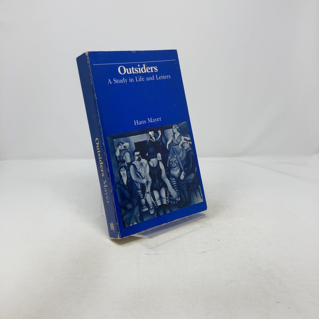 Outsiders by Hans Mayer PB First Edition Paperback Very Good 1984 ...