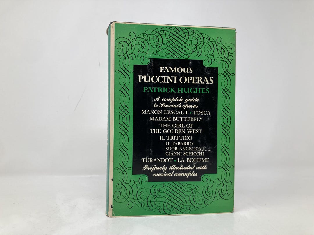 Famous Puccini Operas by Patrick Hughes HC Hardcover First 1st Very ...