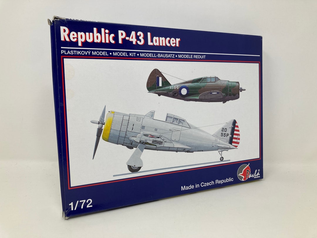 Pavla Republic P-43 Lancer 1/72 Scale Model Kit New in Box 143104 - Etsy