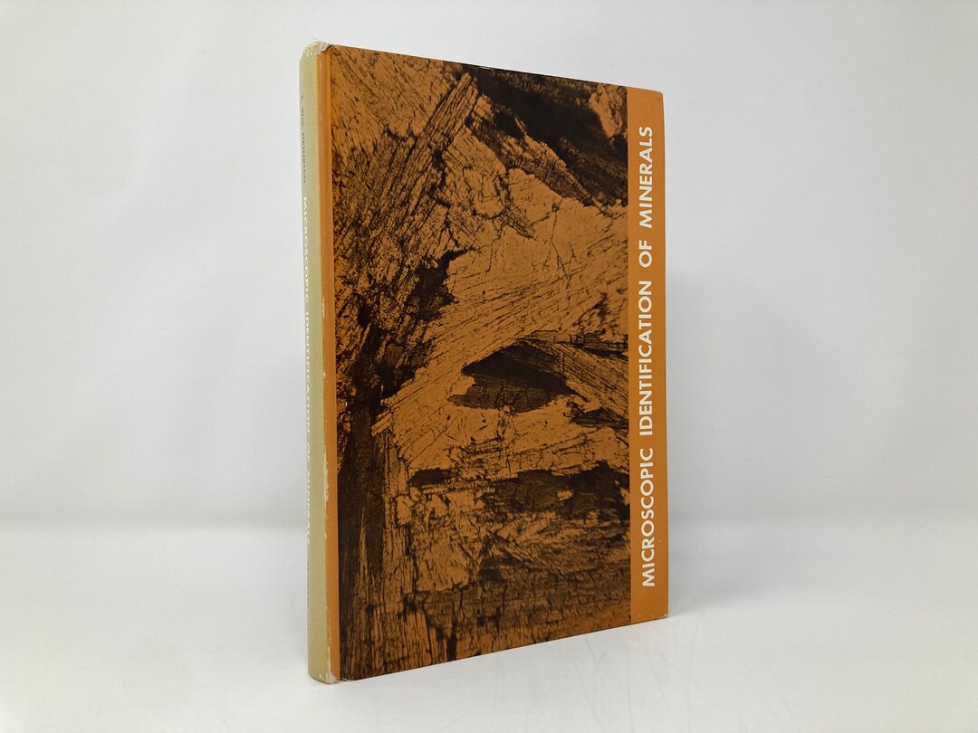 Microscopic Identification of Minerals by Heinrich W. Eberhardt HC Hardcover 1st First VG Very ...