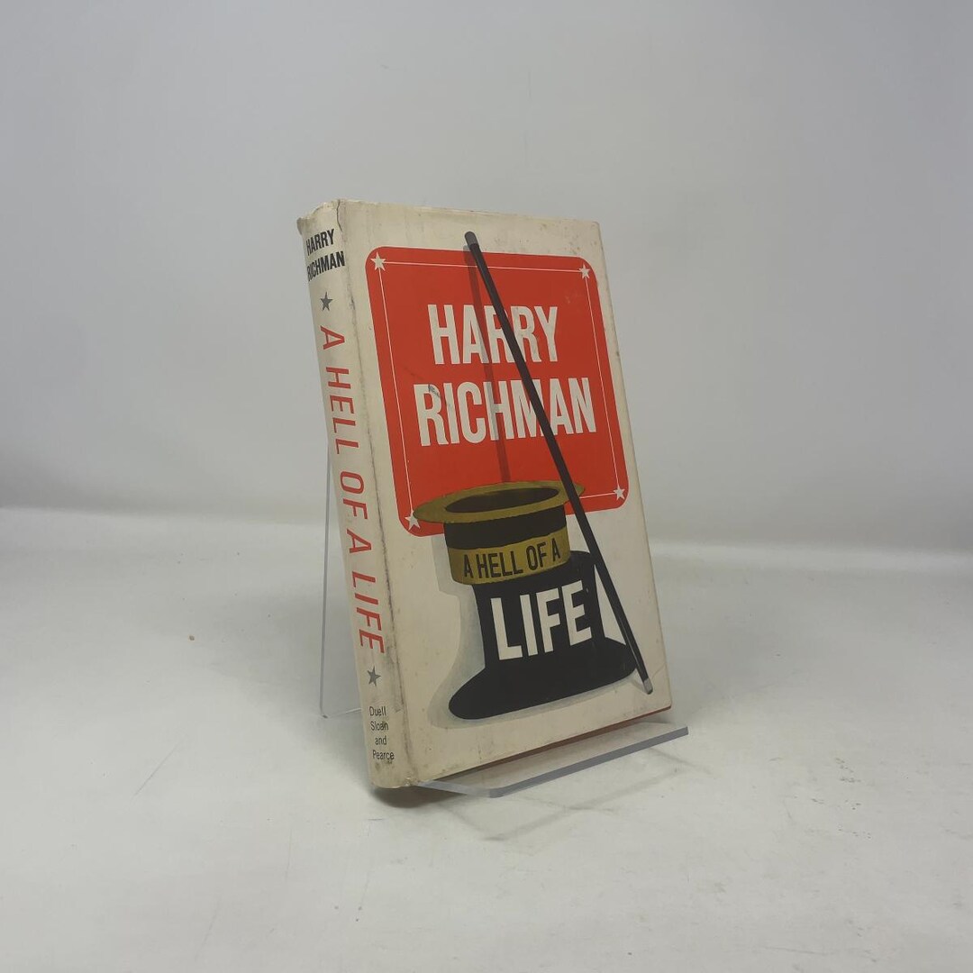 A Hell of a Life by Harry Richman HC First Edition Hardcover Very Good ...