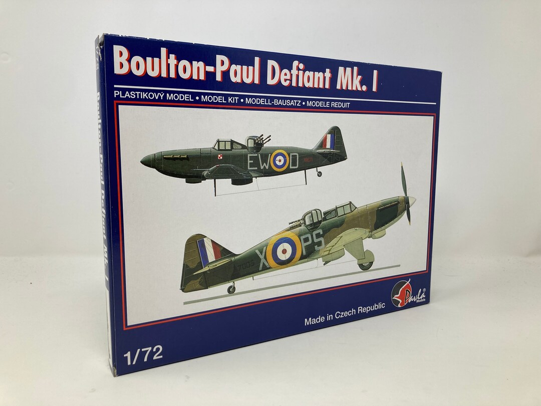 Pavla Models Boulton-paul Defiant Mk.i 1/72 Scale Model Kit New in Box ...