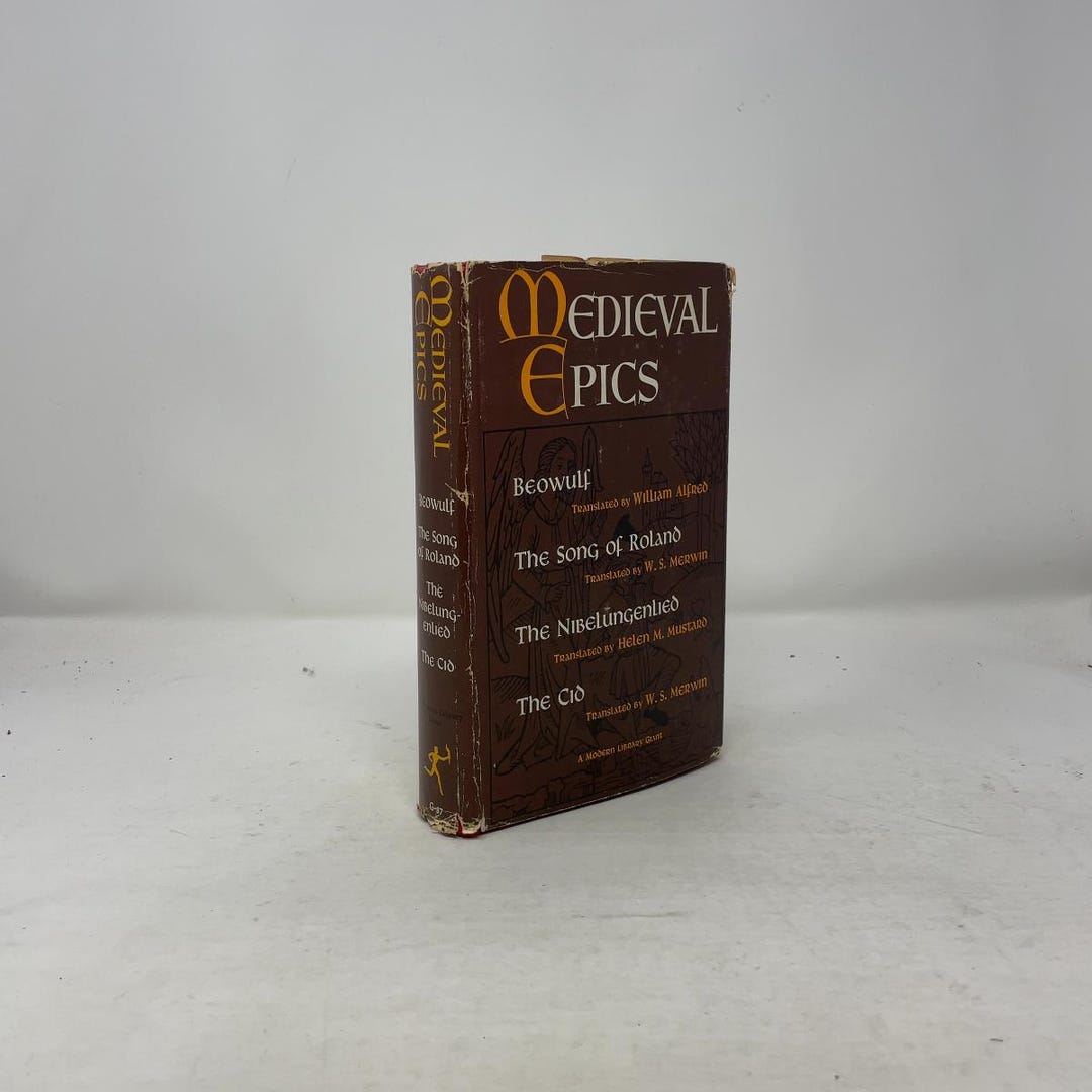 Medieval Epics by W.S. Merwin HC First Thus Hardcover Very Good 1963 ...