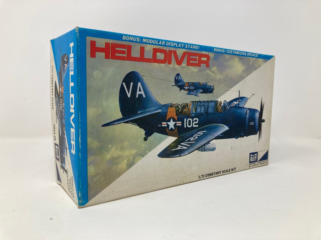 MPC Helldiver 1/72 Scale Model Kit New in Box 140152 - Etsy