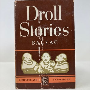 Droll Stories (modern Library 193) by Honore De Balzac Hardcover HC ...