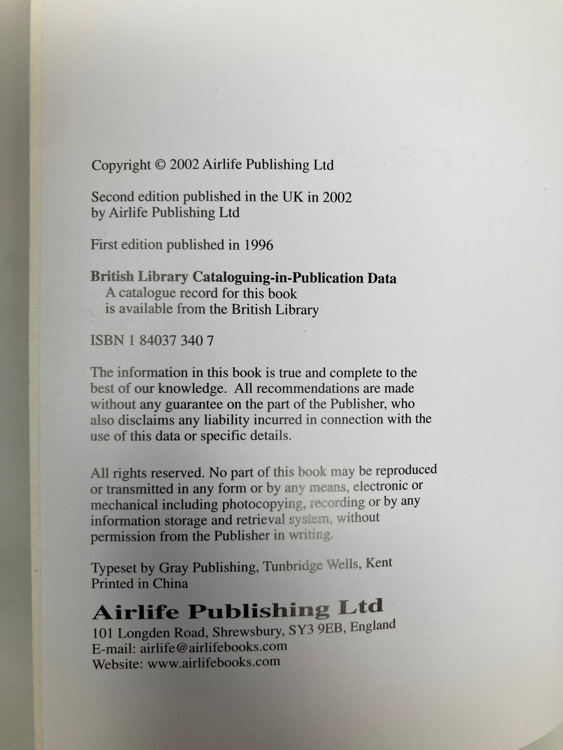 Major Airlines of the World vital Guide by Gunter Enders PB Second 1st LN 2002 140411 - Etsy