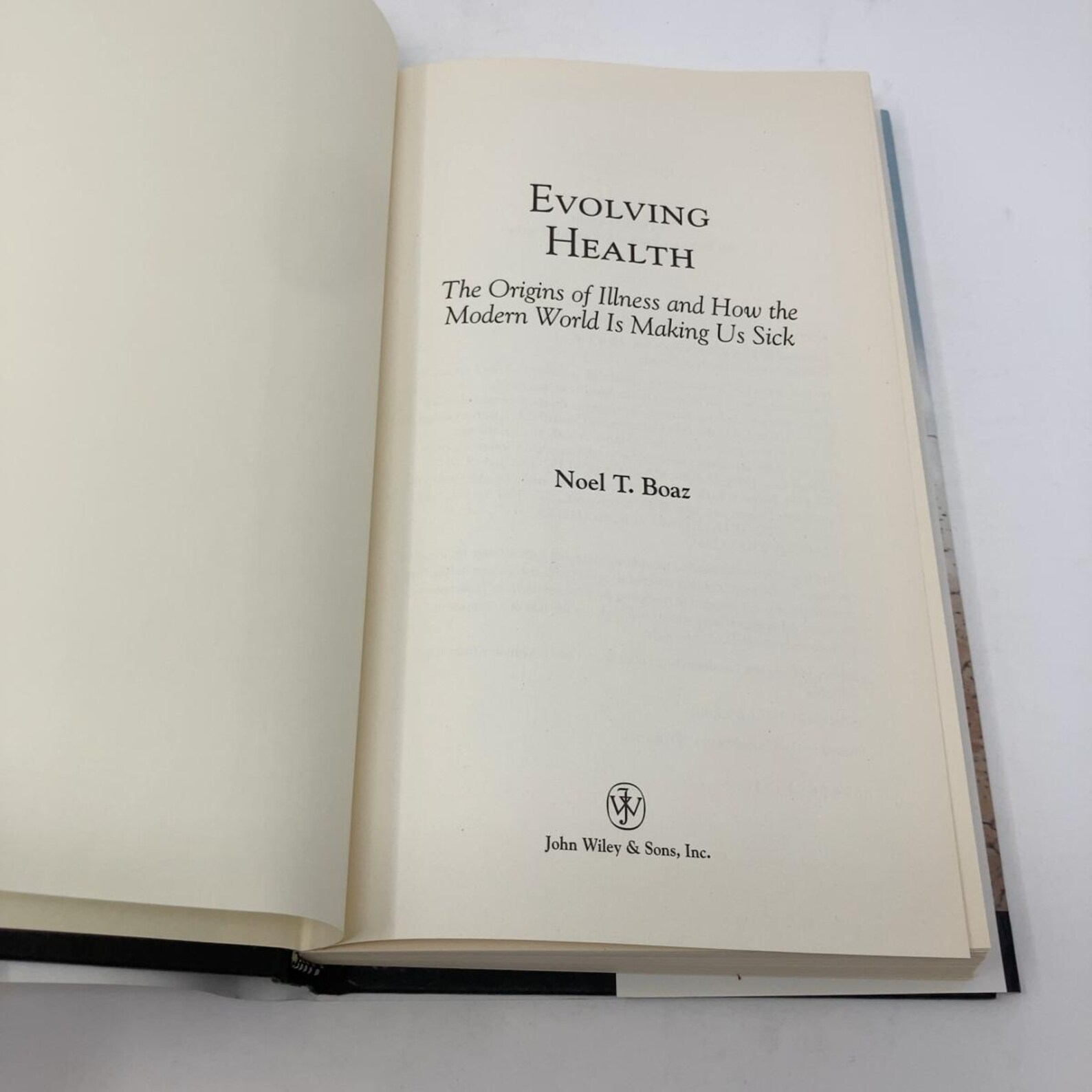Evolving Health by Noel T. Boaz HC First Edition Hardcover Like New ...