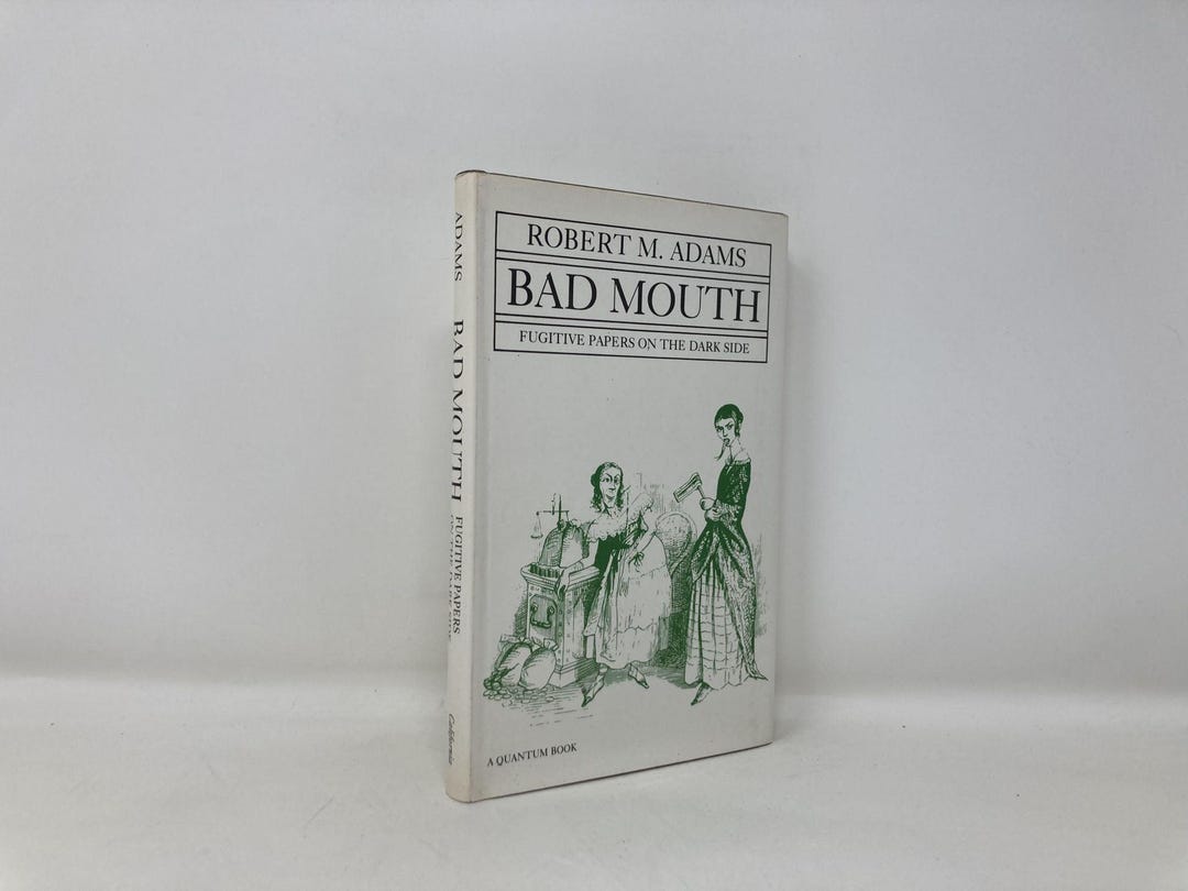 Bad Mouth by Robert Martin Adams HC Hardcover Very Good 1977 190045 - Etsy