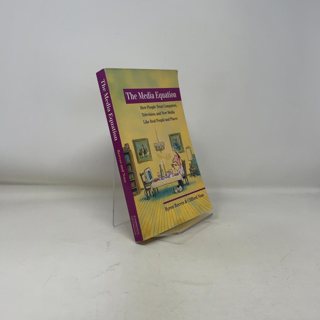 The Media Equation by Byron Reeves PB First Thus Paperback Like New ...