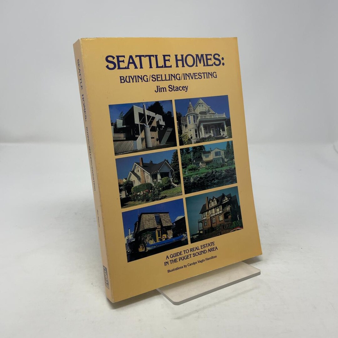 Seattle Homes by Jim Stacey PB First Edition Paperback Like New 1986 ...