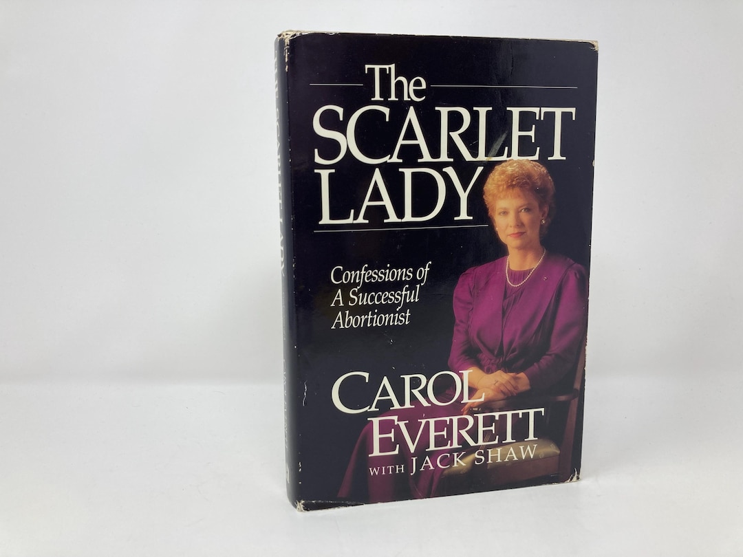 The Scarlet Lady by Carol Everett Signed HC Hardcover 1st First VG Very ...