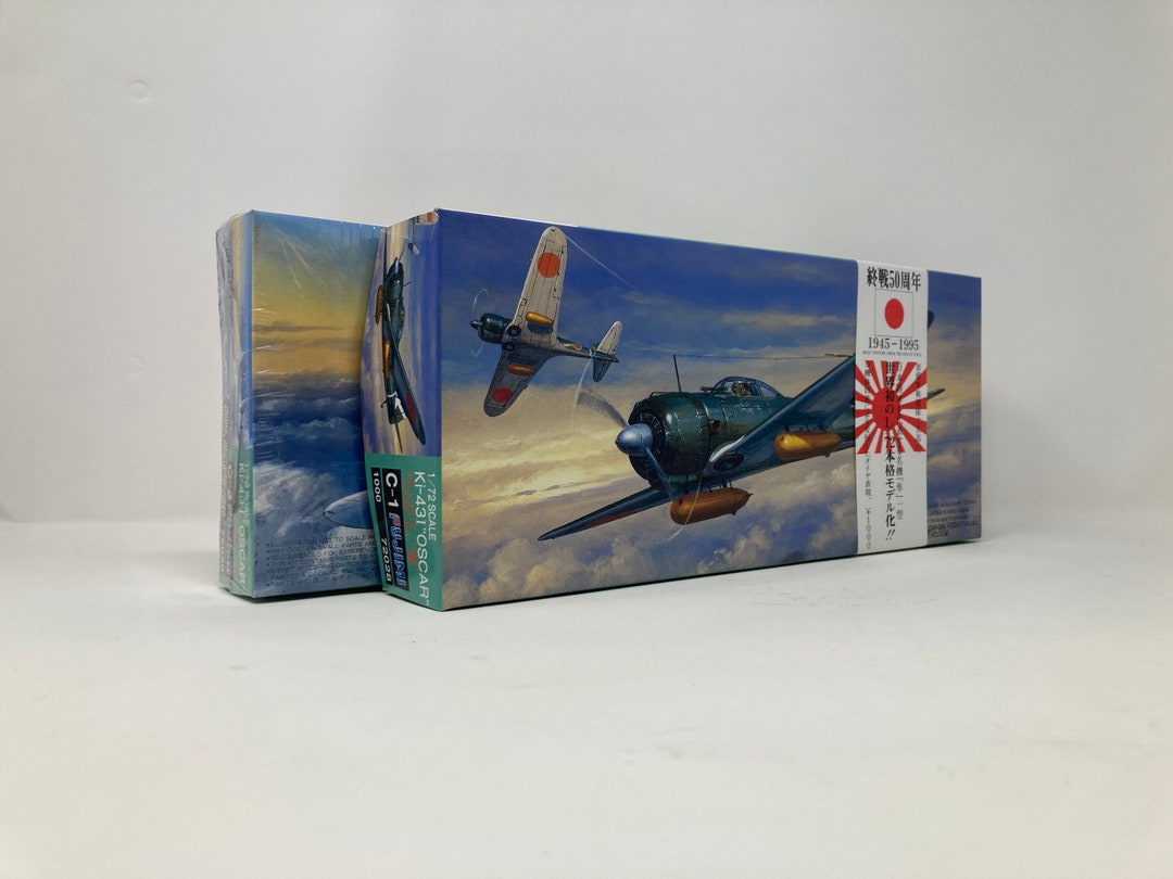 Fujimi Ki-43i Oscar C-1 C-2 1/72 Scale Model Kit 2 Pieces New in Box ...