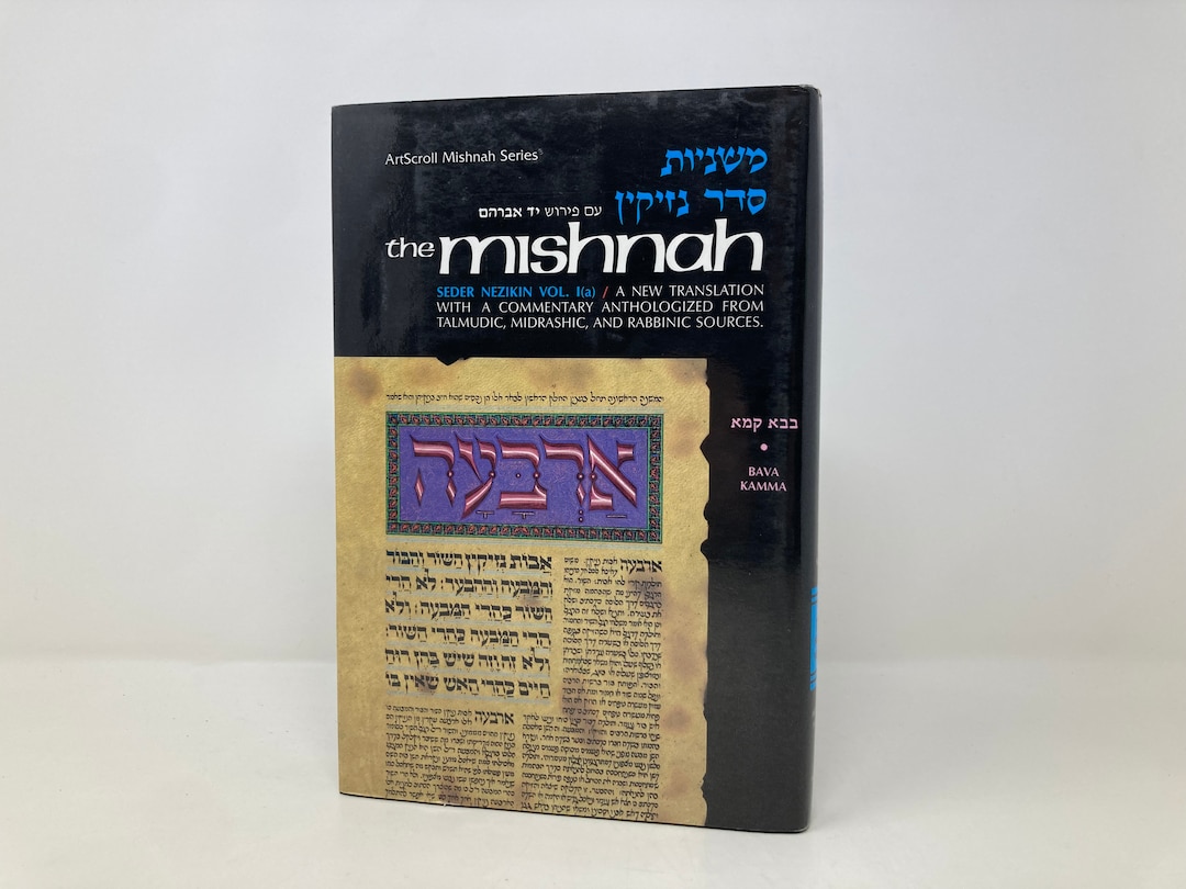 Mishnah: Seder Nezikin Vol. 1 by Rabbi A.J. Rosenberg HC Hardcover 1st ...