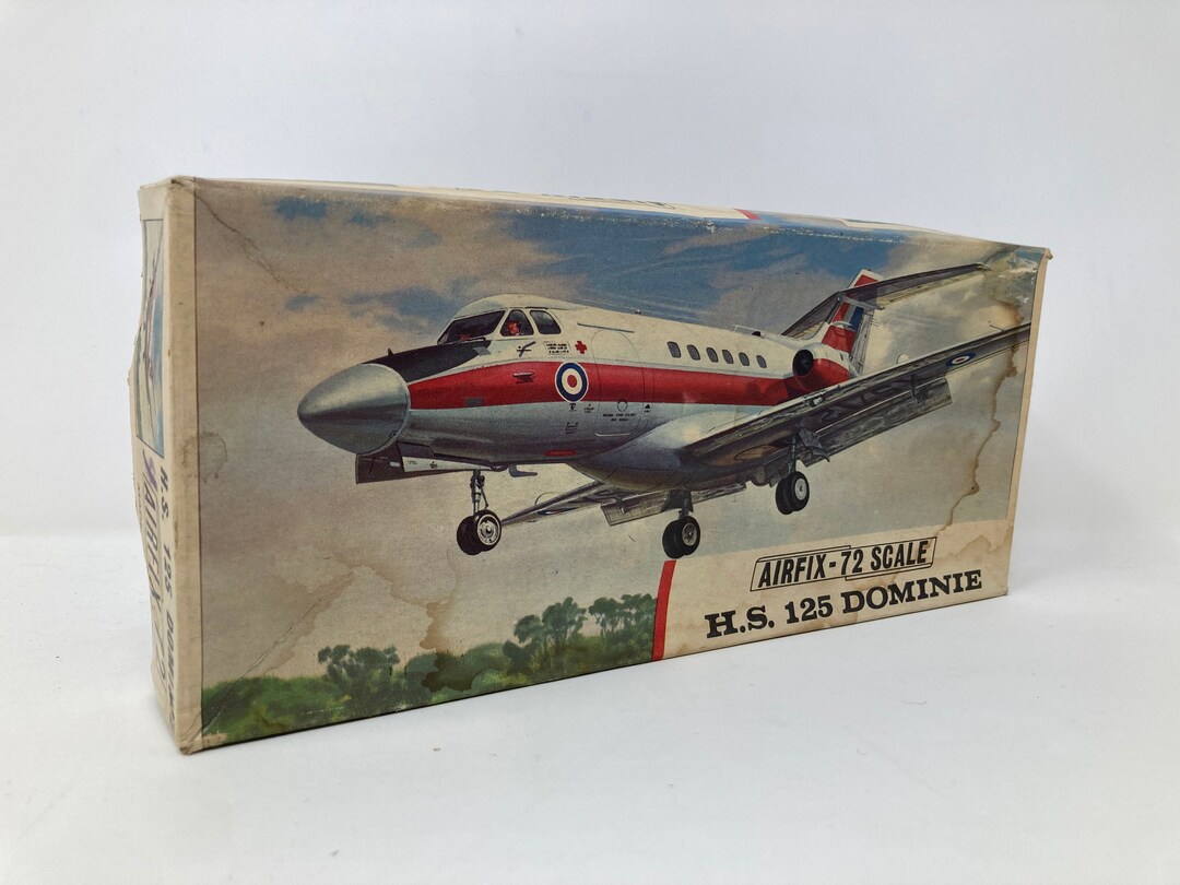 Airfix H.S. 125 Dominie 1/72 Scale Model Kit New in Box 142924 - Etsy