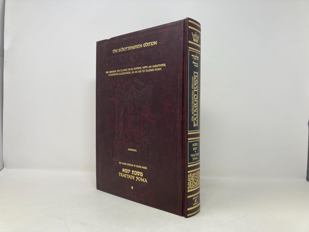 Talmud Bavli: Tractate Yoma Vol. I by R' Yisroel Simcha Schorr HC ...