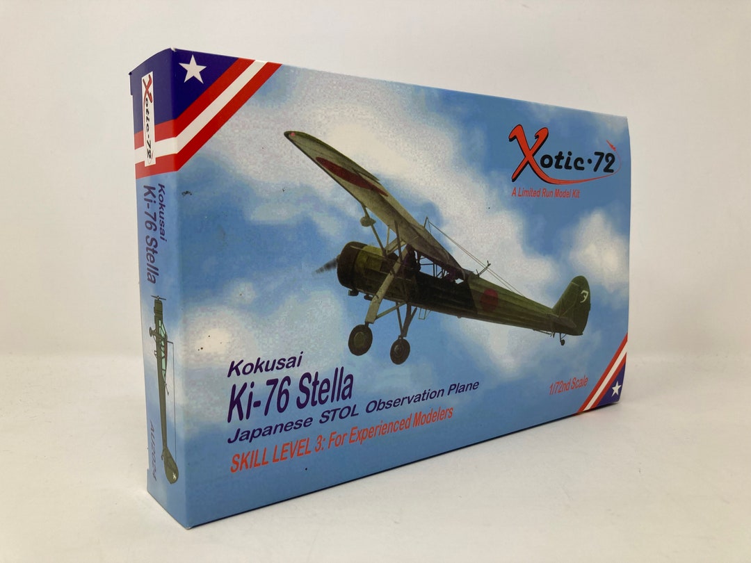 Xotic Kokusai Ki-76 Stella Japanese STOL Observation Plane 1/72 Scale ...