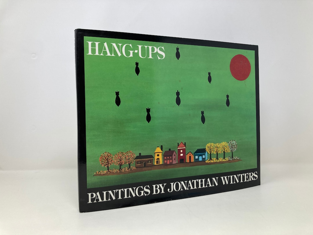 Hang-ups: Paintings by Jonathan Winters HC Hardcover 1st First VG Very ...