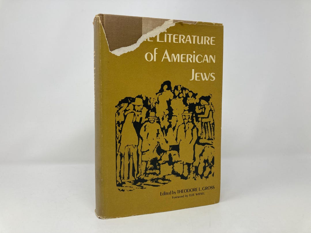The Literature of American Jews by Theodore L. Gross HC Hardcover 1st ...